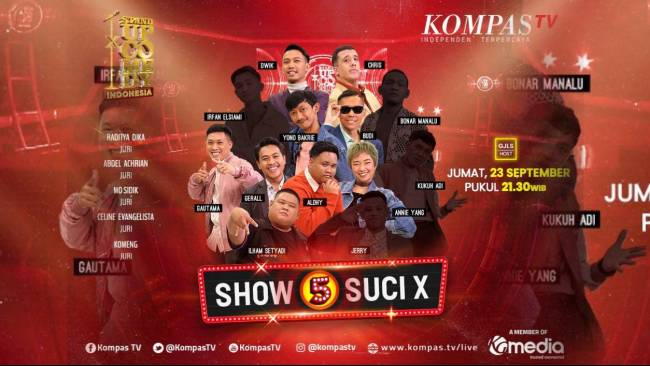Saksikan Perjalanan 8 Komika di Show 6 SUCI X, Sekarang!