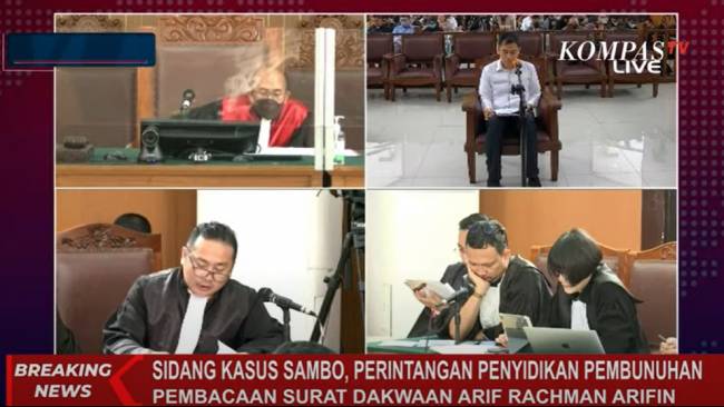 Arif Rachman Kaget Chuck Putranto Bilang Yosua Masih Hidup saat Ferdy Sambo Masuk Rumah Dinas