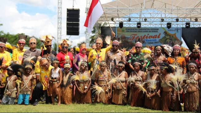Festival Budaya Keerom ke VII Resmi di Buka , Tingkatkan Kunjungan ...