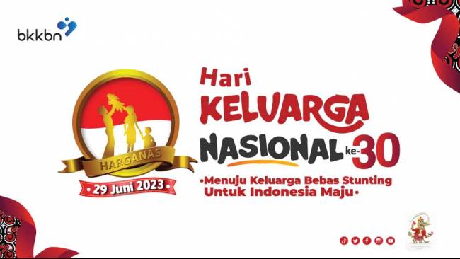 Hari Keluarga Nasional 2023 atau Harganas ke-30, Ini Sejarah, Logo dan ...