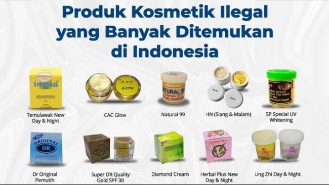 BPOM Rilis Daftar 13 Produk Kosmetik Ilegal yang Mengandung Merkuri dan ...
