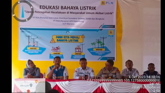 PLN ULP Mariana Edukasi Bahaya Listrik dan Layanan PLN Mobile di Desa Sumber Makmur
