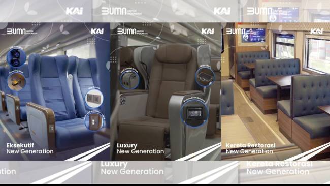 Rincian Rangkaian Baru KA Taksaka New Gen, Pakai Stainless Steel ...