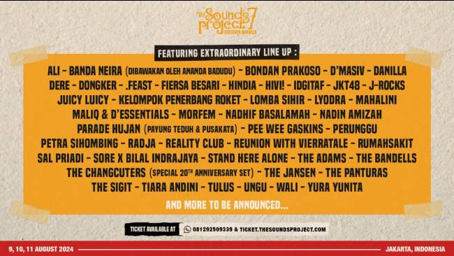 The Sounds Project 7: Siap Hadirkan Kembali Keajaiban Musik dengan 45 ...