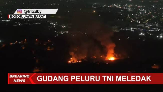 Api Ledakan Gudang Peluru TNI Berhasil Dipadamkan, Amunisi Kedaluwarsa ...