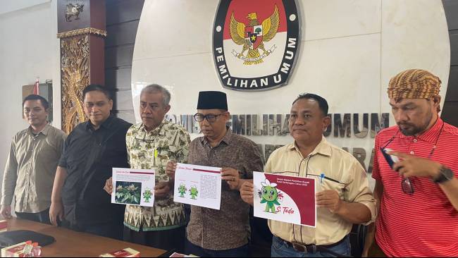 Si Teda Jadi Maskot KPU kukar 2024
