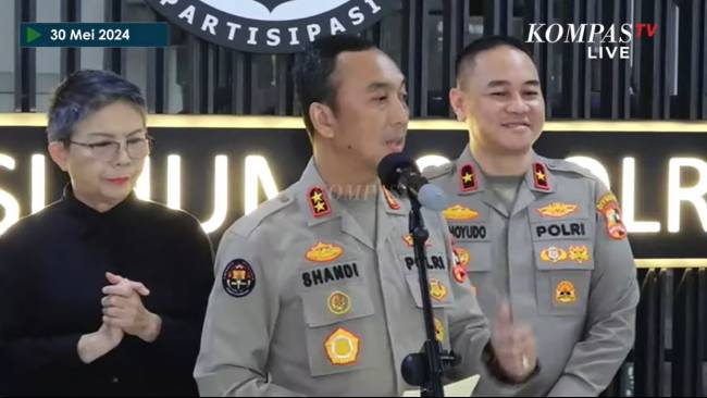 Kapolri Mutasi 3 Kapolda dan 4 Wakapolda Baru