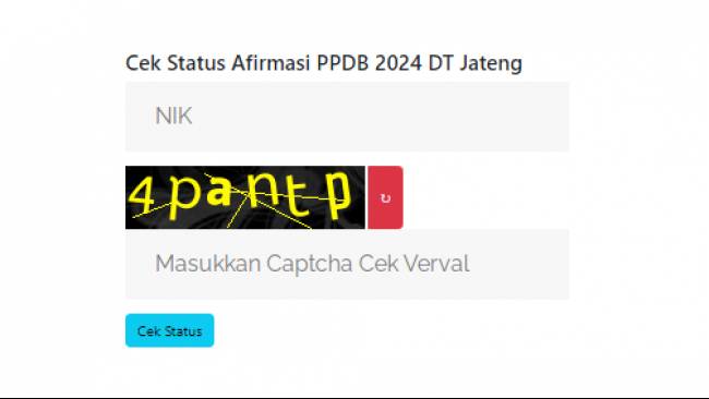 Cara Cek Data DTKS Sudah Terdaftar atau Belum untuk Daftar PPDB Jateng 2024 Jalur Afirmasi