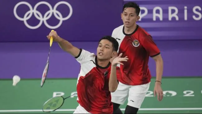 Link Live Streaming Bulu Tangkis Olimpiade 2024 Fajar/Rian vs Liang/Wang