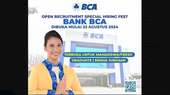 Rekrutmen Bank BCA Posisi Relationship Officer untuk Mahasiswa dan S1 ...