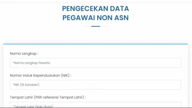 Cara Cek Pegawai Non ASN Terdaftar atau Tidak untuk Daftar PPPK 2024 di helpdesk-sscasn.bkn.go.id