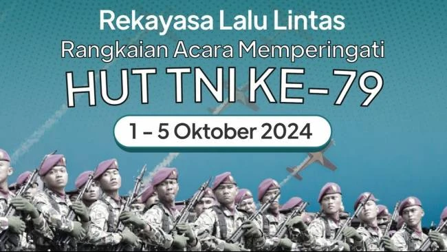 Puncak HUT ke-79 TNI Hari Ini, Simak Rekayasa Lalu Lintas di Sekitar Monas untuk Hindari Kemacetan