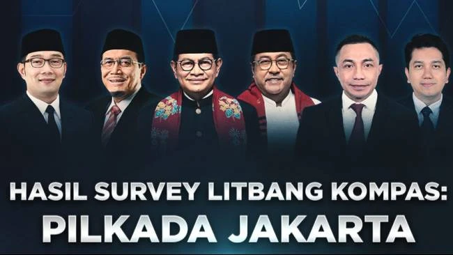Survei Litbang Kompas: Pramono-Rano Unggul di 3 Generasi, RK-Suswono di Gen-Z dan Gen-Y Muda