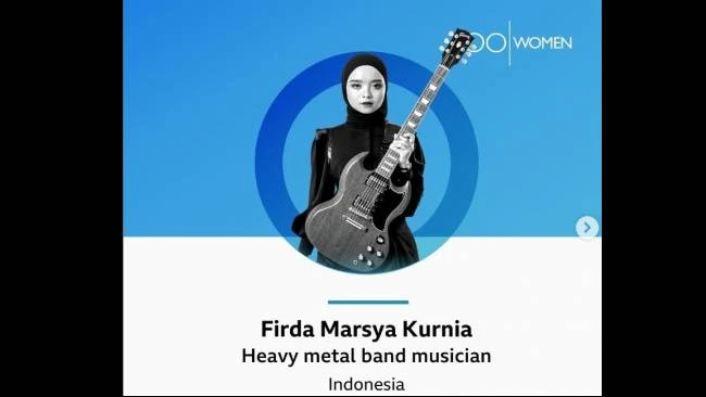 Marsya VoB Masuk Daftar 100 Wanita Inspiratif dan Berpengaruh di ...