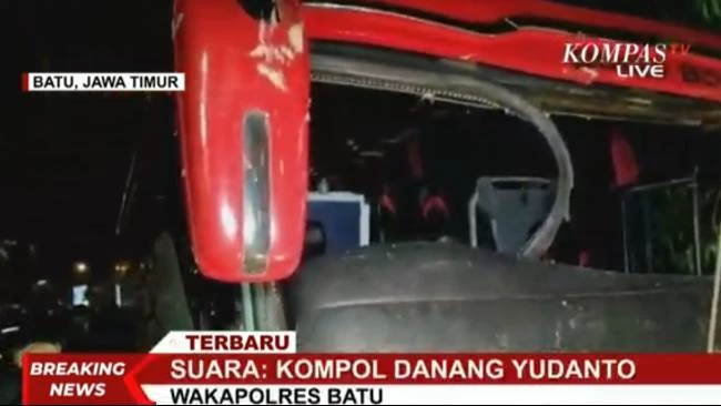 Kecelakaan Maut di Kota Batu Tewaskan 4 Orang, Sopir Bus Pariwisata Sudah Diamankan