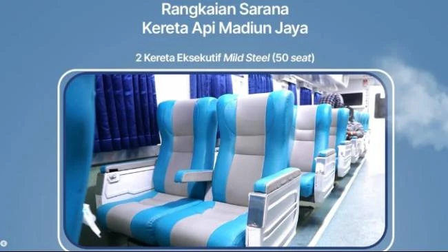 Kereta Api Madiun Jaya Kembali dengan Rute Madiun-Jakarta, Ini Jadwalnya