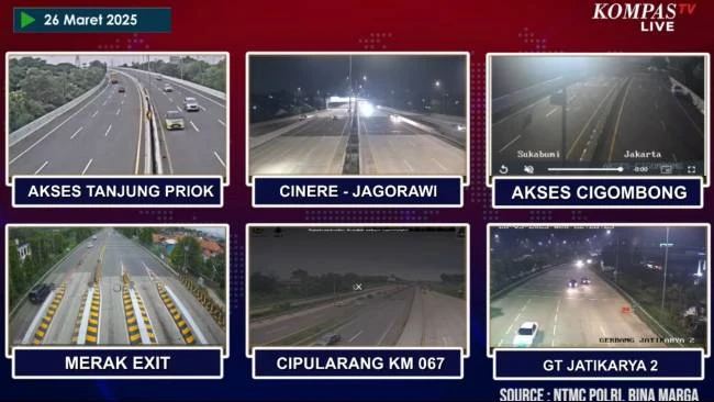 Link Live Streaming CCTV Arus Mudik Lebaran 2025, Pantau Kondisi Lalu Lintas 24 Jam di Sini