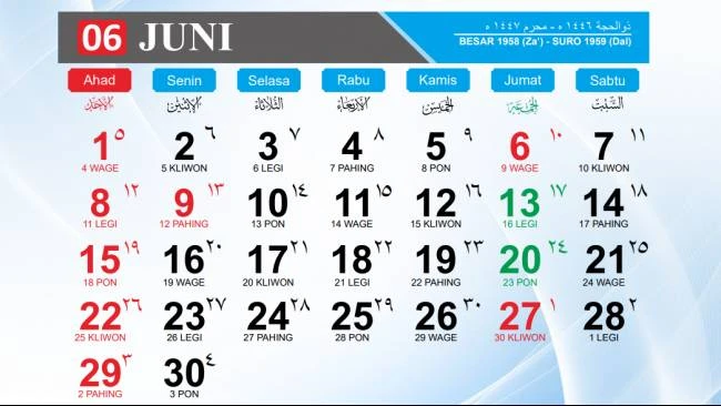 Kapan 1 Suro? Ini Tanggalnya dan Kalender Jawa Lengkap Juni 2025