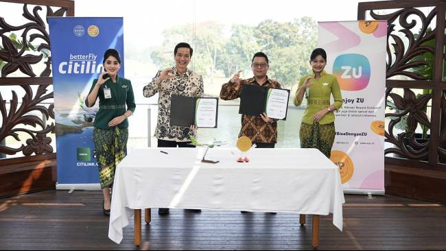 Citilink dan ZU Luncurkan Program Loyalitas Terpadu, Tukar Poin Jadi ...