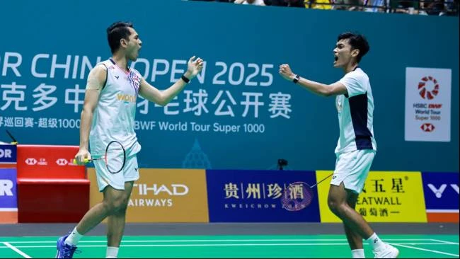Fajar/Fikri Tembus Final China Open 2025 usai Singkirkan Unggulan Tuan Rumah