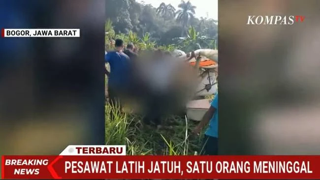 TNI AU Ungkap Pesawat Latih yang Jatuh di Bogor Laik Terbang