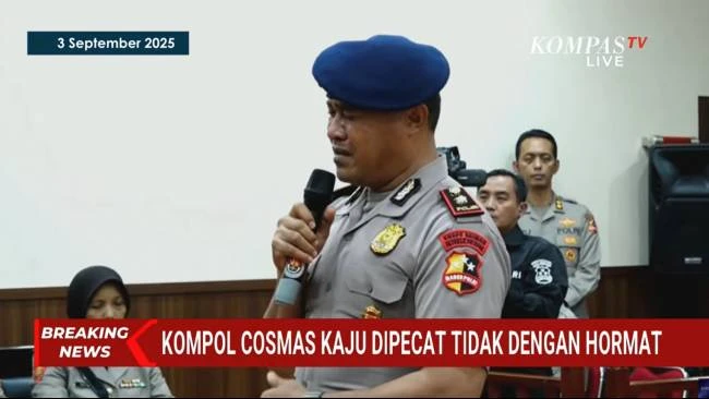 Kompol Cosmas Tanggapi soal Banding Dirinya Dipecat Tidak Hormat dari Polri: Saya akan Berpikir Dulu