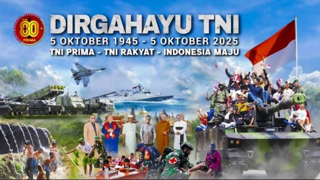 Sejarah Singkat TNI dan Link Download Logo Perayaan Hari Ulang Tahun ke ...