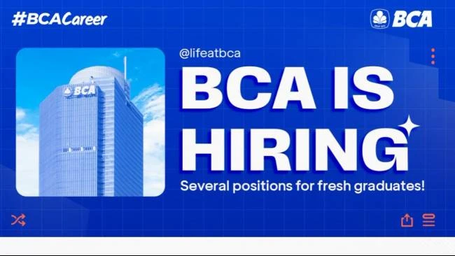 Lowongan Kerja BCA Management Trainee 2025 Dibuka: S1 Fresh Graduate Wajib Simak