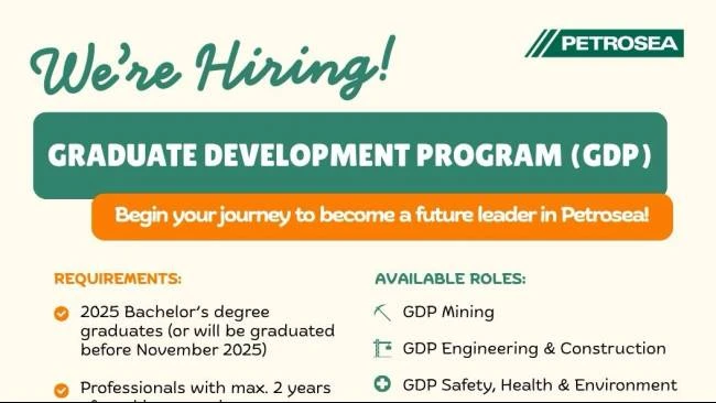Lowongan Kerja Petrosea 2025: Daftar Graduate Development Program Sebelum 10 Oktober 2025