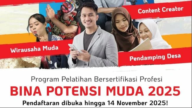 Cara Daftar Program Bina Potensi Muda 2025, Gratis dan Dapat Sertifikat ...