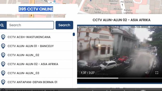 Link Akses 395 CCTV Bandung untuk Pantau Lingkungan Kota Secara Online ...