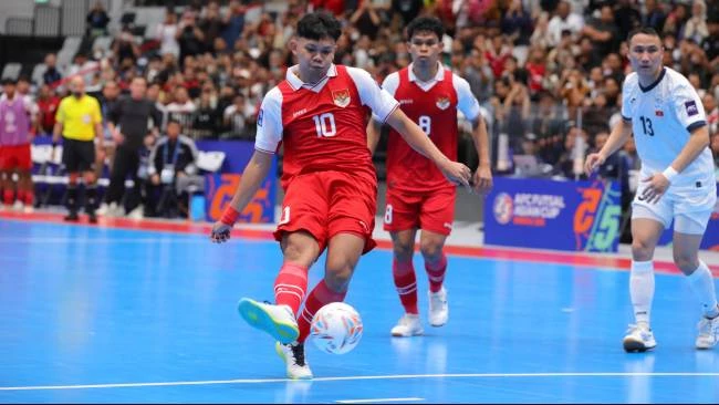 Berita Foto Grup A AFC Futsal Asian Cup 2026: Indonesia 5 - 3 Kirgizstan