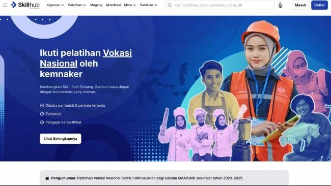 Kuota 30 Ribu Peserta, Begini Cara Daftar Pelatihan Vokasi Gratis ...