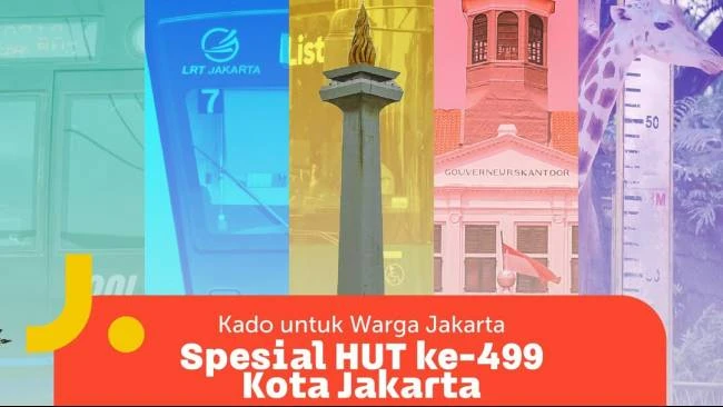 Kado Spesial HUT Jakarta ke-499! Naik MRT, LRT, dan TransJakarta Cuma ...