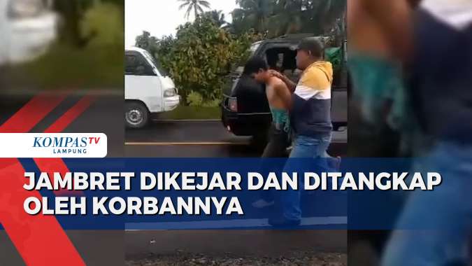 Korban Jambret Kejar dan Berhasil Tangkap Pelaku