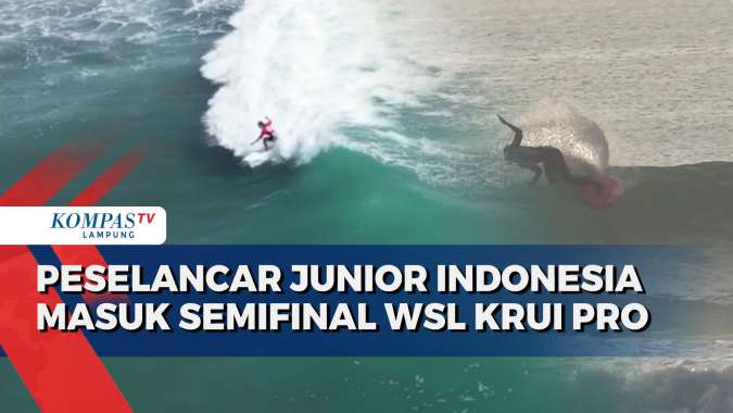 Peselancar Junior Indonesia Masuk Semifinal WSL Krui Pro