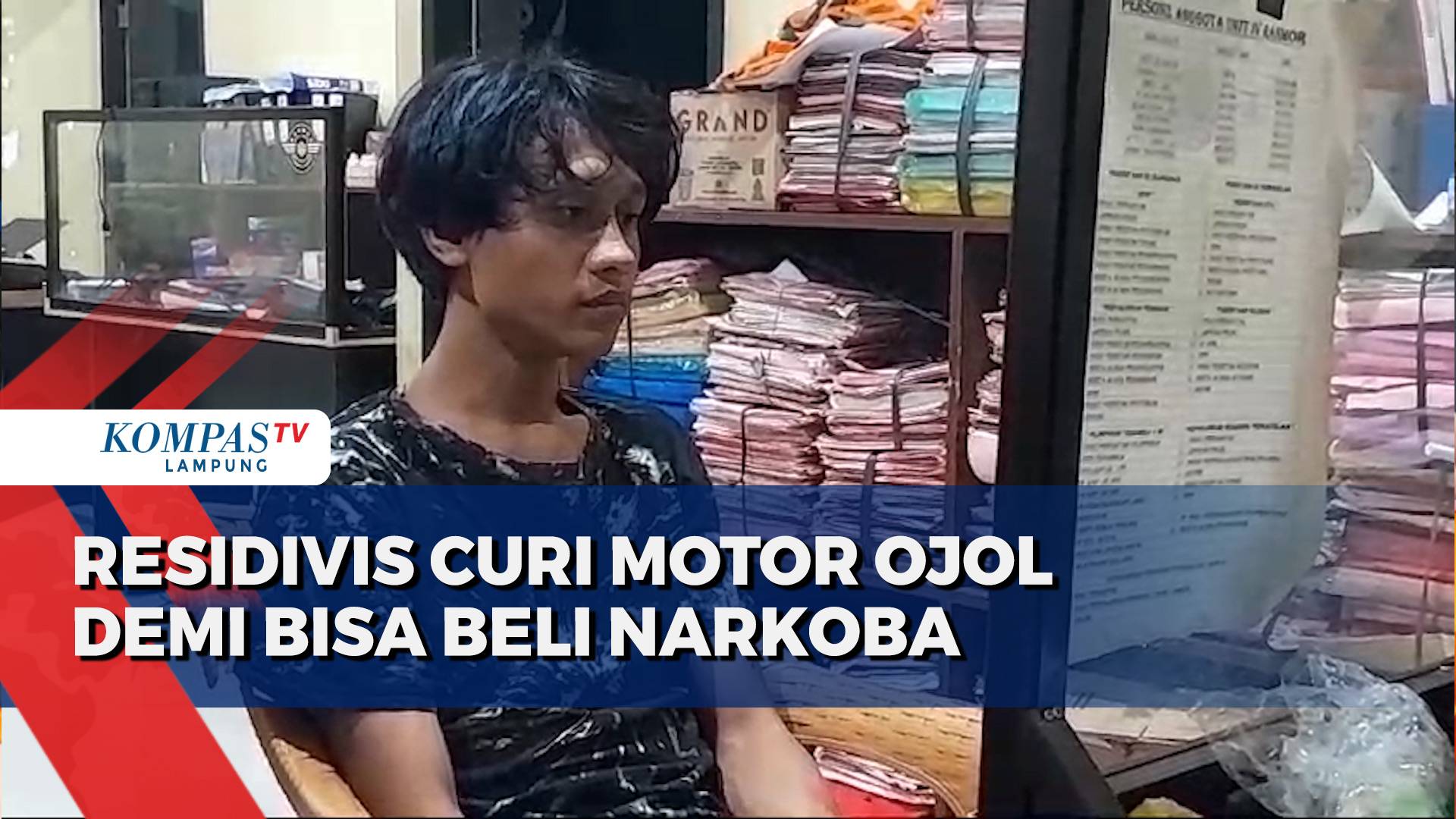 Video: Seorang Residivis Curi Motor Milik Ojol Demi Bisa Pesta Narkoba