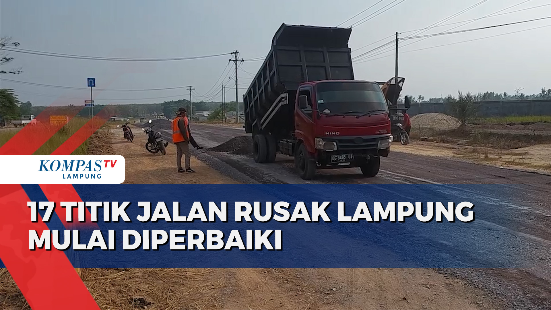 Video: 17 Titik Jalan Rusak di Lampung Mulai Diperbaiki dengan Anggaran Rp814,7 Miliar