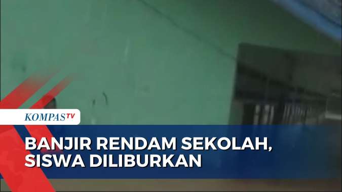 Banjir Rendam Sekolah, Siswa Diliburkan