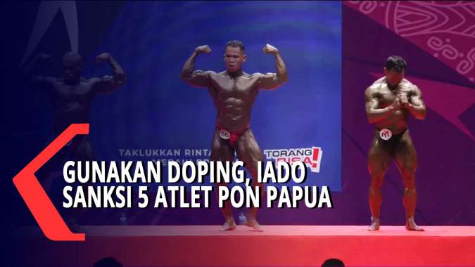 Gunakan Doping, Iado Sanksi 5 Atlet PON Papua