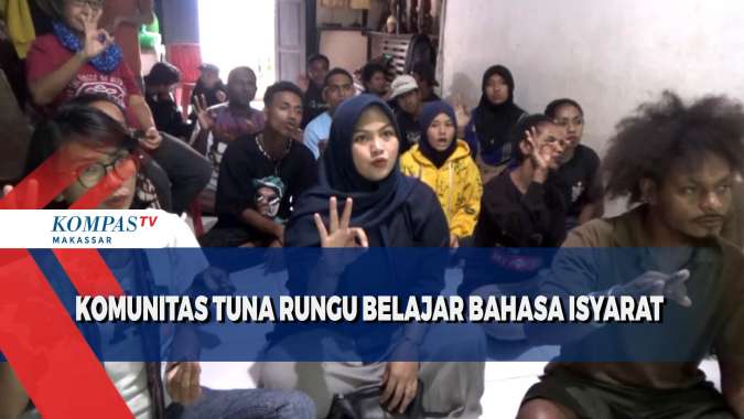 Komunitas Tuna Rungu Belajar Bahasa Isyarat