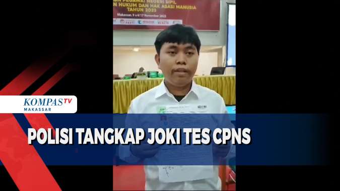 Joki Tes CPNS Ditangkap, Pelaku Raih Nilai Tertinggi