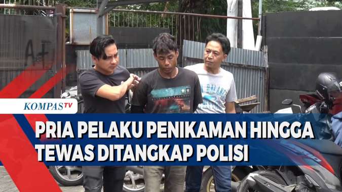 Pria Pelaku Penikaman Hingga Tewas Ditangkap Polisi