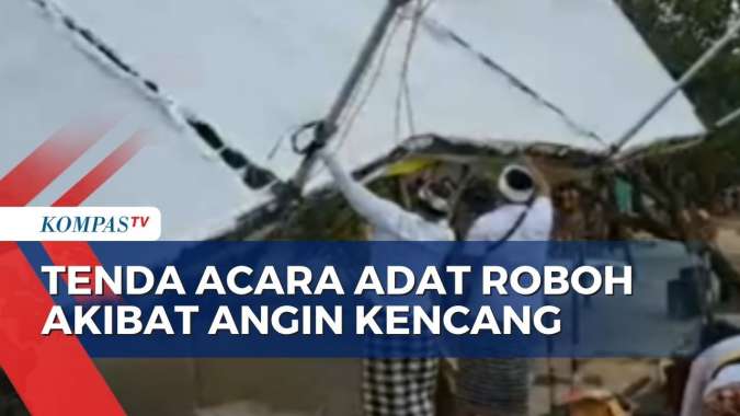 Hujan Badai dan Angin Kencang di Bali Rusak Bangunan Hingga Tenda ...