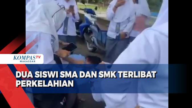 Dua Siswi SMA Dan SMK Terlibat Perkelahian Viral Dimedia Sosial
