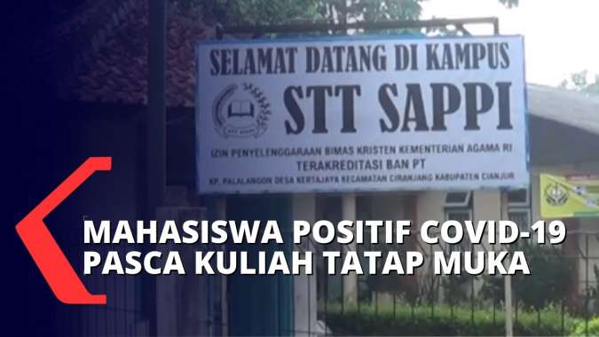 Pasca Puluhan Mahasiswa STT SAPPI Cianjur Positif Covid-19, Kampus ...