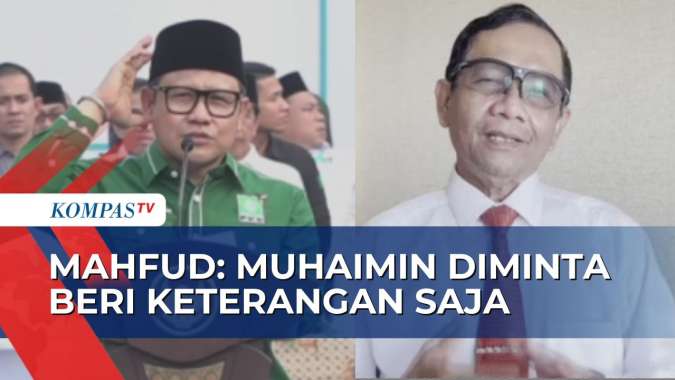 Mahfud MD Tegas Pastikan Pemanggilan KPK Terhadap Cak Imin Murni Proses Hukum