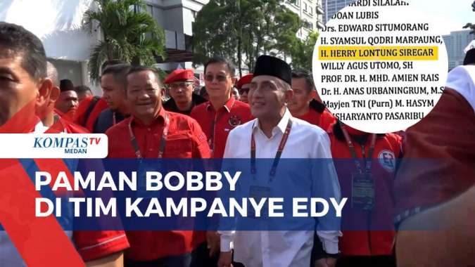 Paman Bobby Nasution Herry Lontung Siregar Masuk di Tim Kampanye Edy Rahmayadi