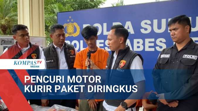 Tega, Kawanan Pencuri Sikat Motor Kurir Paket Berikut Barang Bawaan