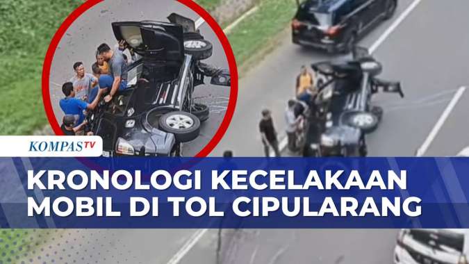 Kecelakaan Mobil di Tol Cipularang, Dua Penumpang Selamat Dievakuasi ...